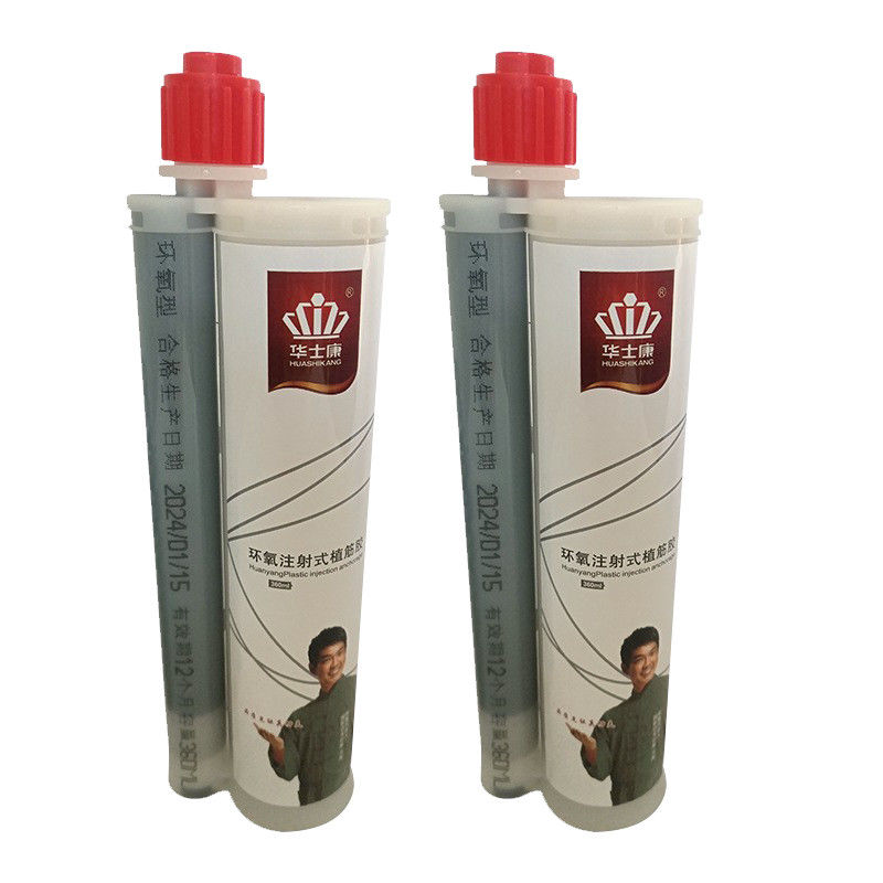 Rebar Planting Chemical Anchor Adhesive 360ml 5:1 Grey Red Color composite